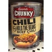Does Campbell's chili have no beans?