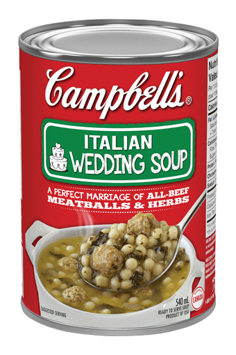 Does Campbell's soup make weddings?