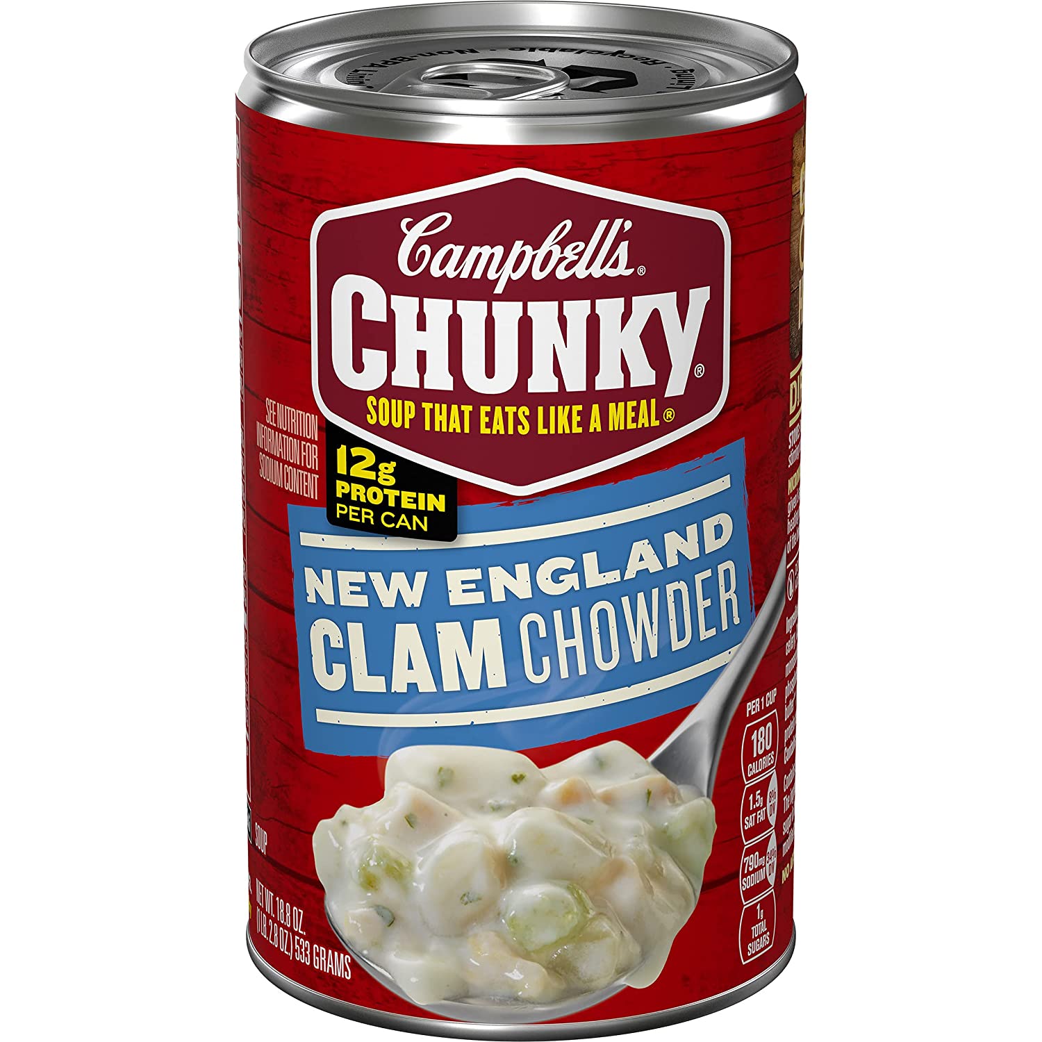 Does Campbell's use real clams?