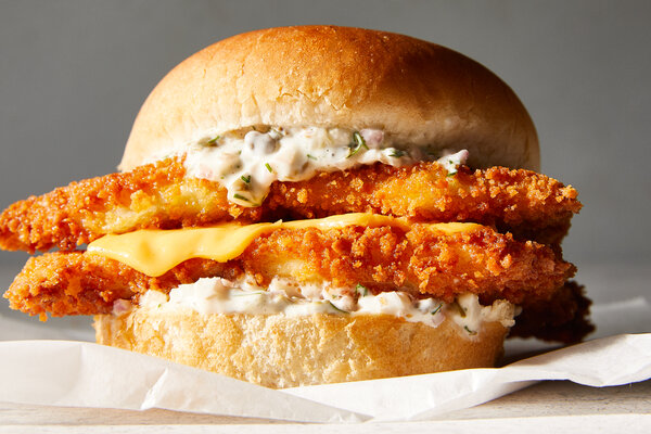 Does cheese taste good on a fish sandwich?