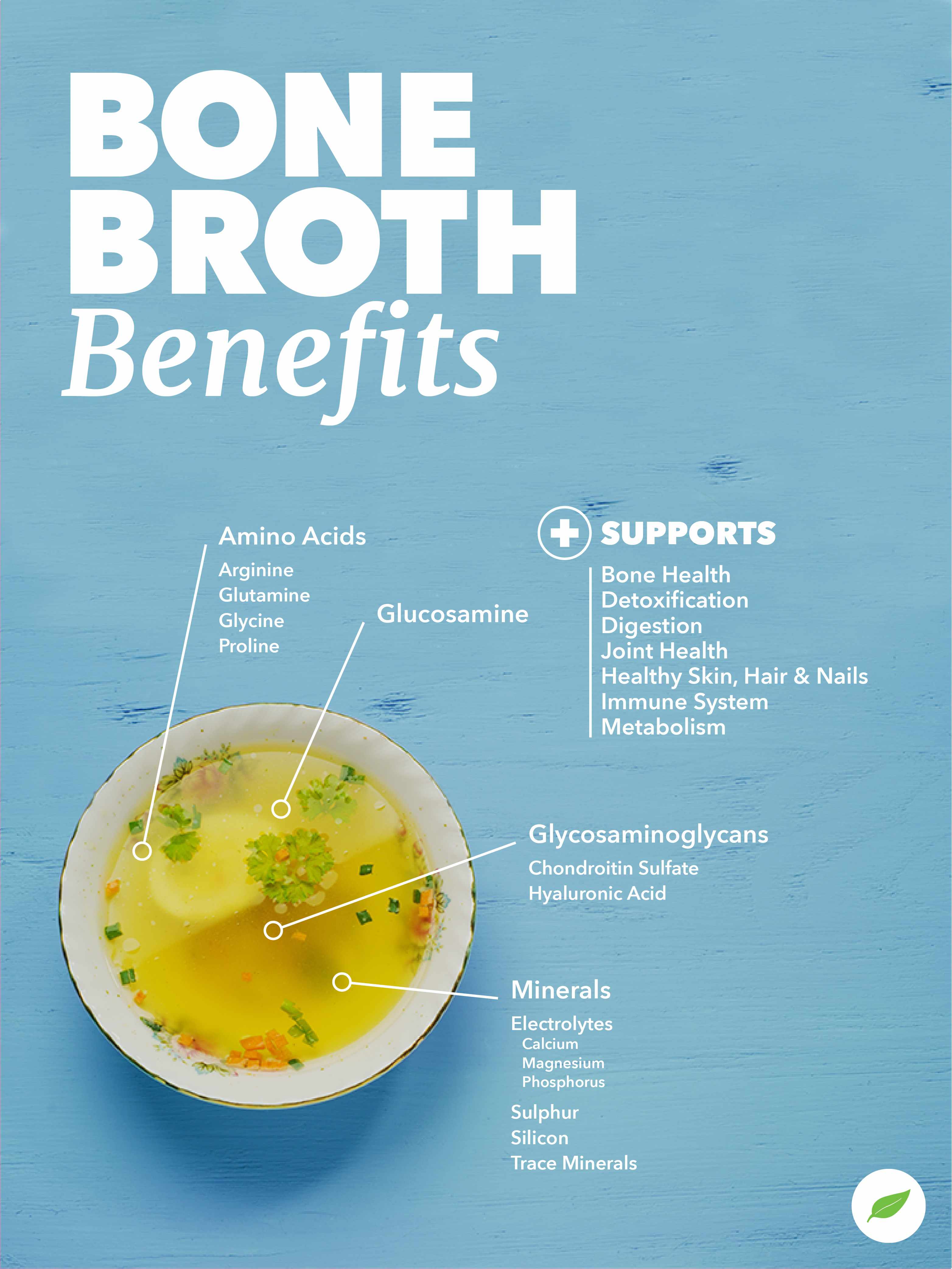 Does chicken broth have amino acids?