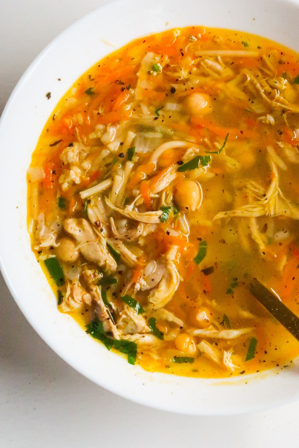 Does chicken soup have a lot of protein?