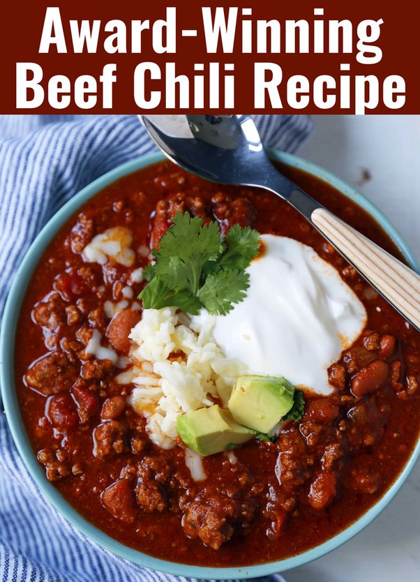 Does chili have to be soupy?