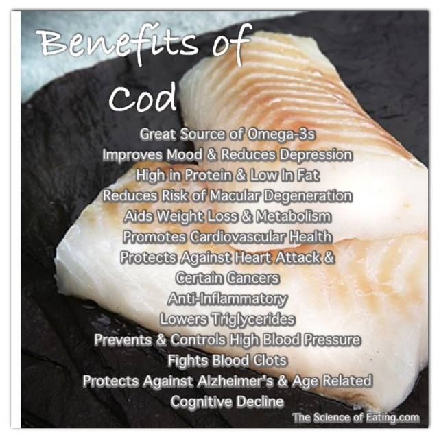 Does cod have any health benefits?