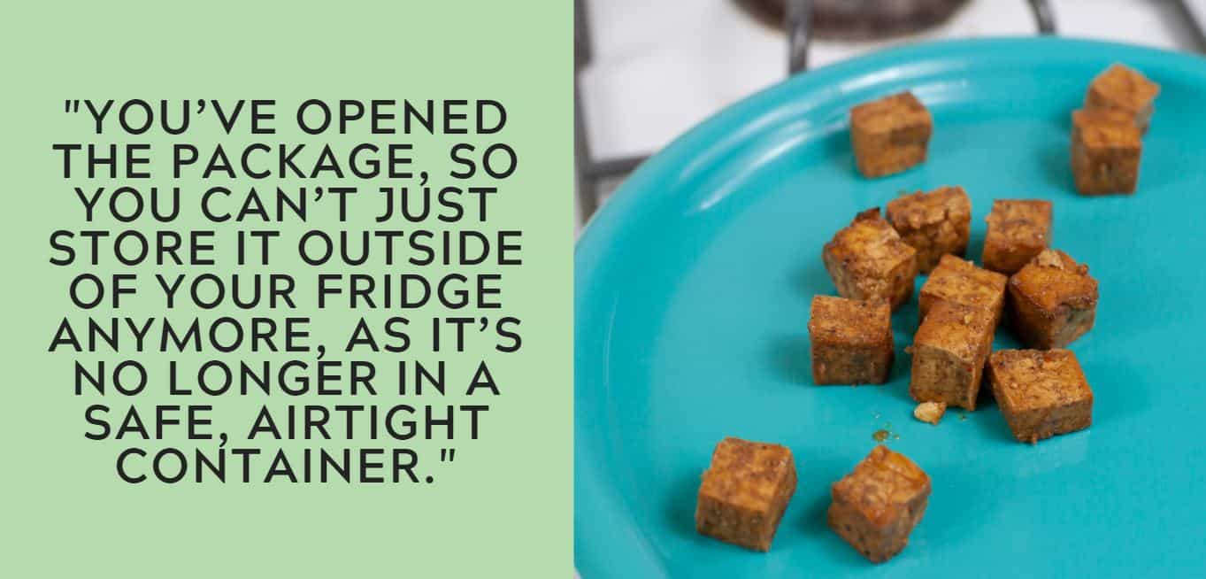 Does cooked tofu need to be refrigerated?