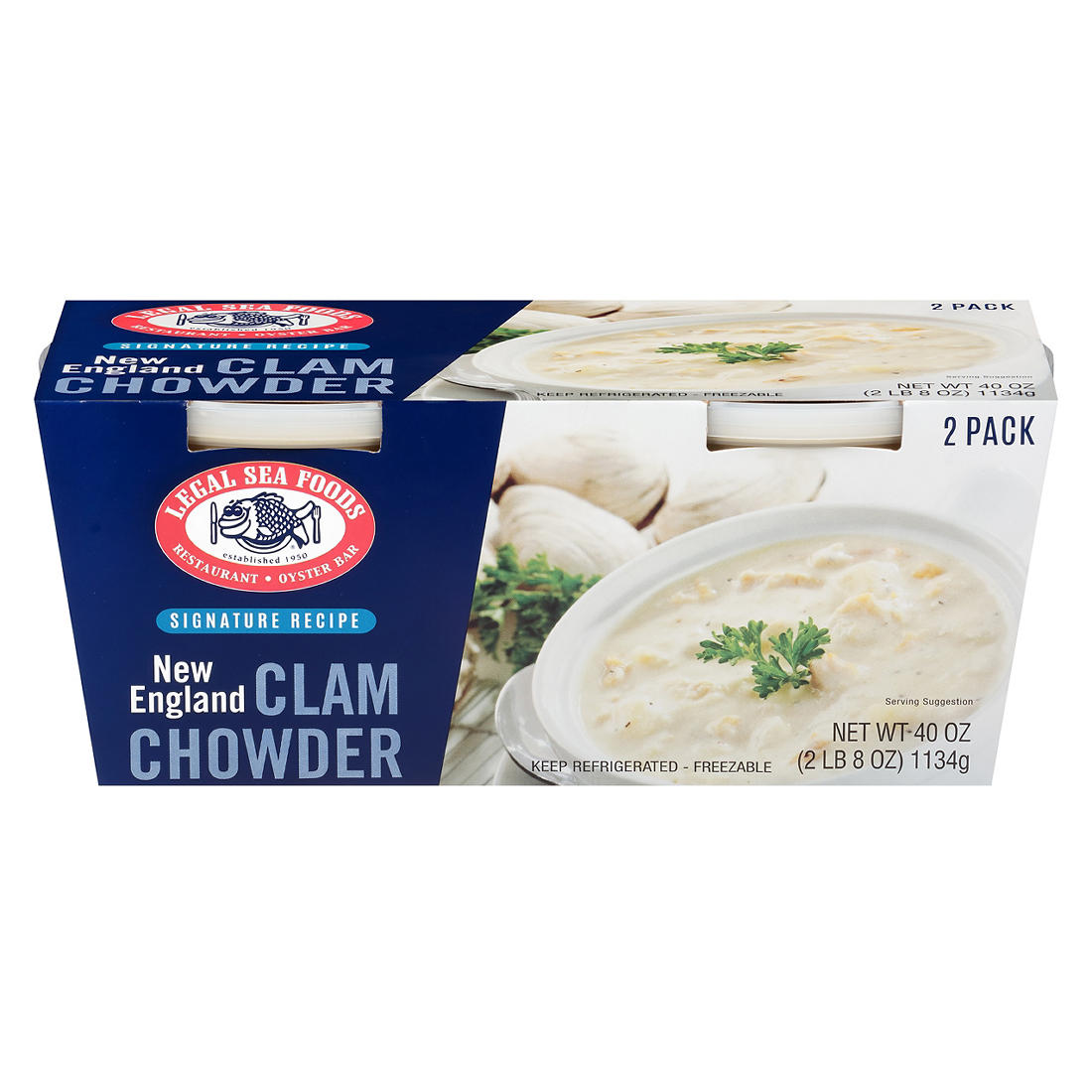 Does Costco Sell Legal Seafood clam chowder?