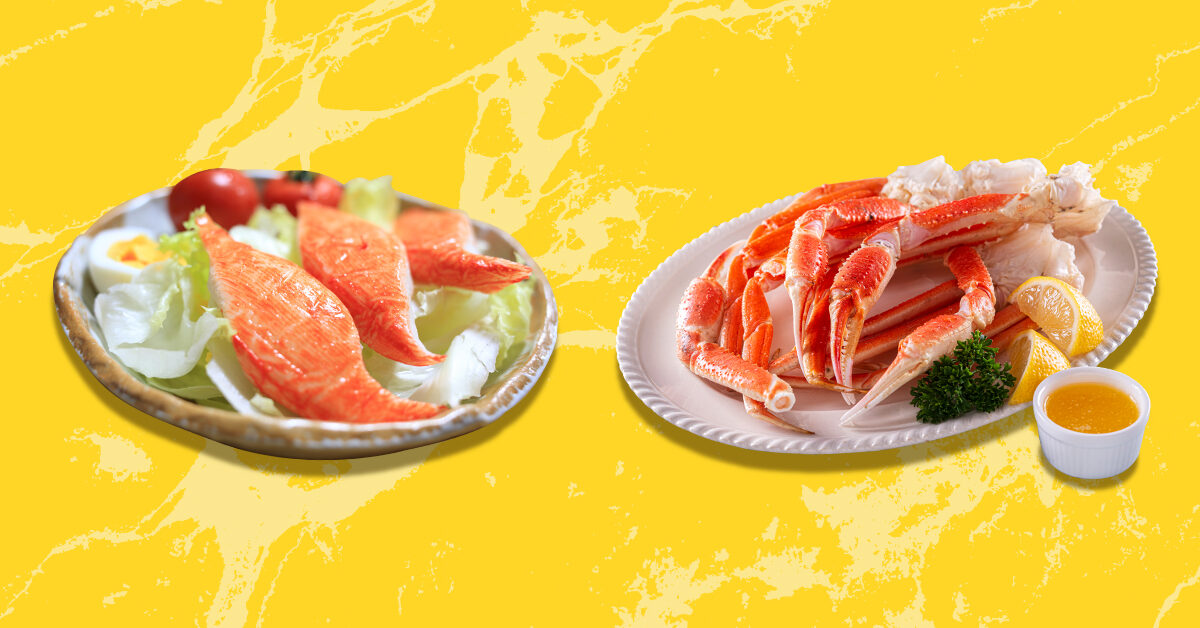 Does crab and imitation crab taste the same?