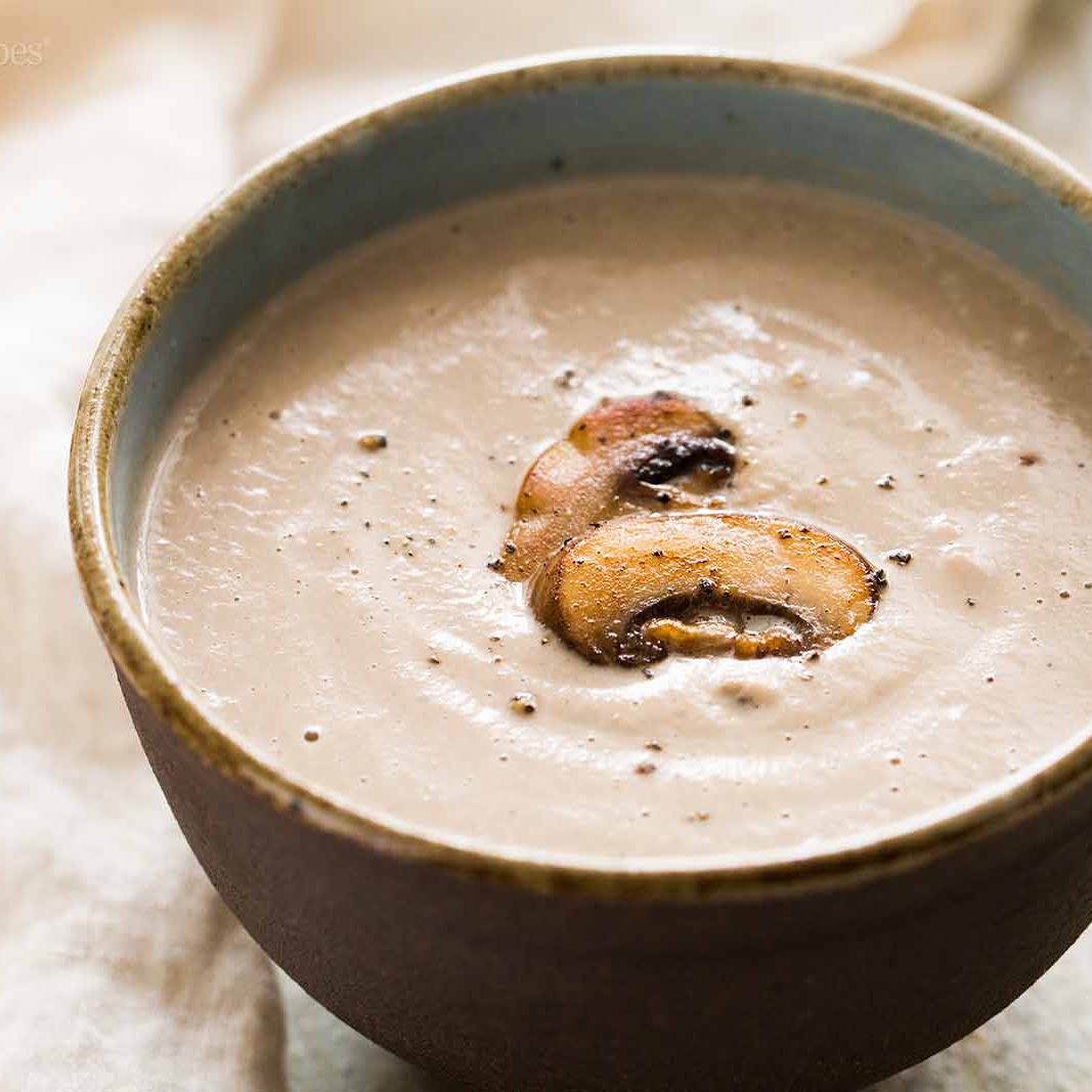 Does cream of mushroom soup have chunks of mushroom?