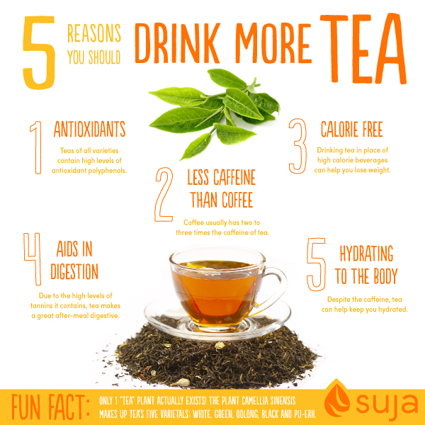 Does drinking tea have any health benefits?