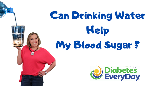 Does drinking water immediately lower blood sugar?