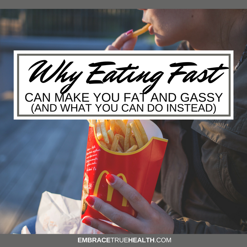 Does eating too fast make you fart?