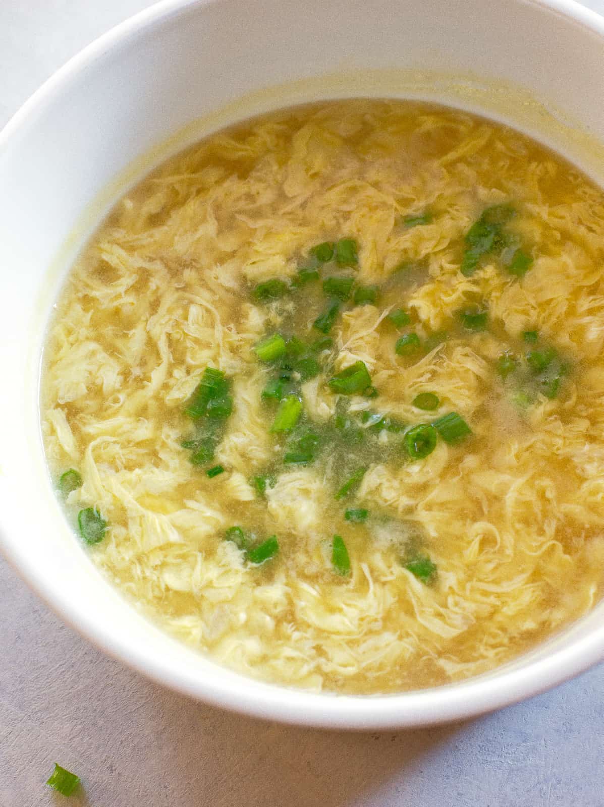 Does egg drop soup contain meat?