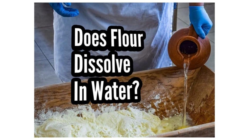 Does flour dissolve in cold water?