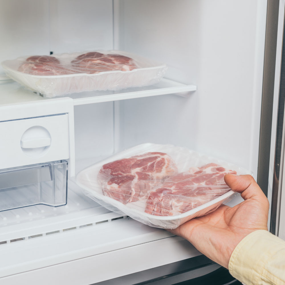 Does freezing affect meat?