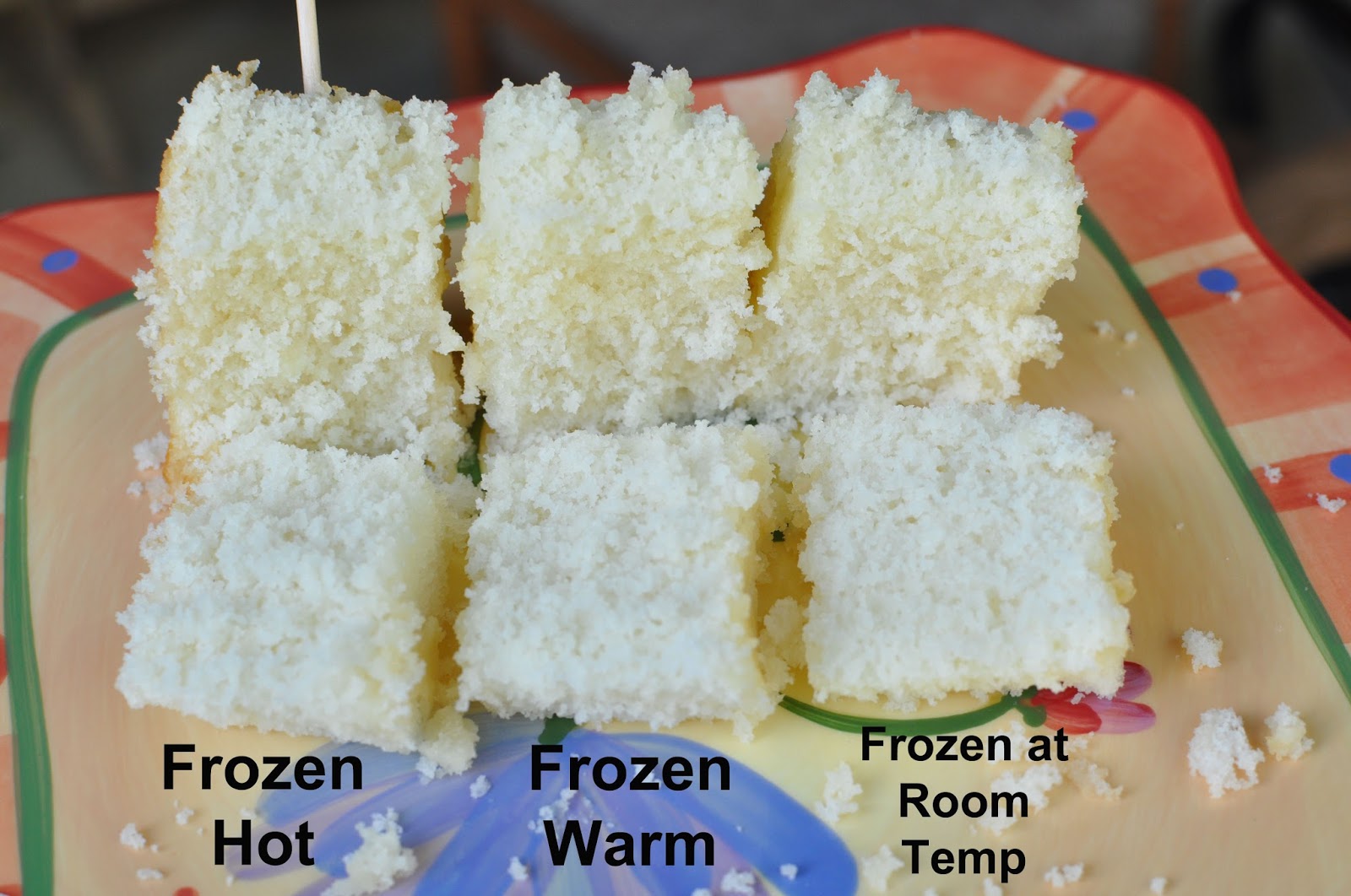 Does freezing cake affect taste?
