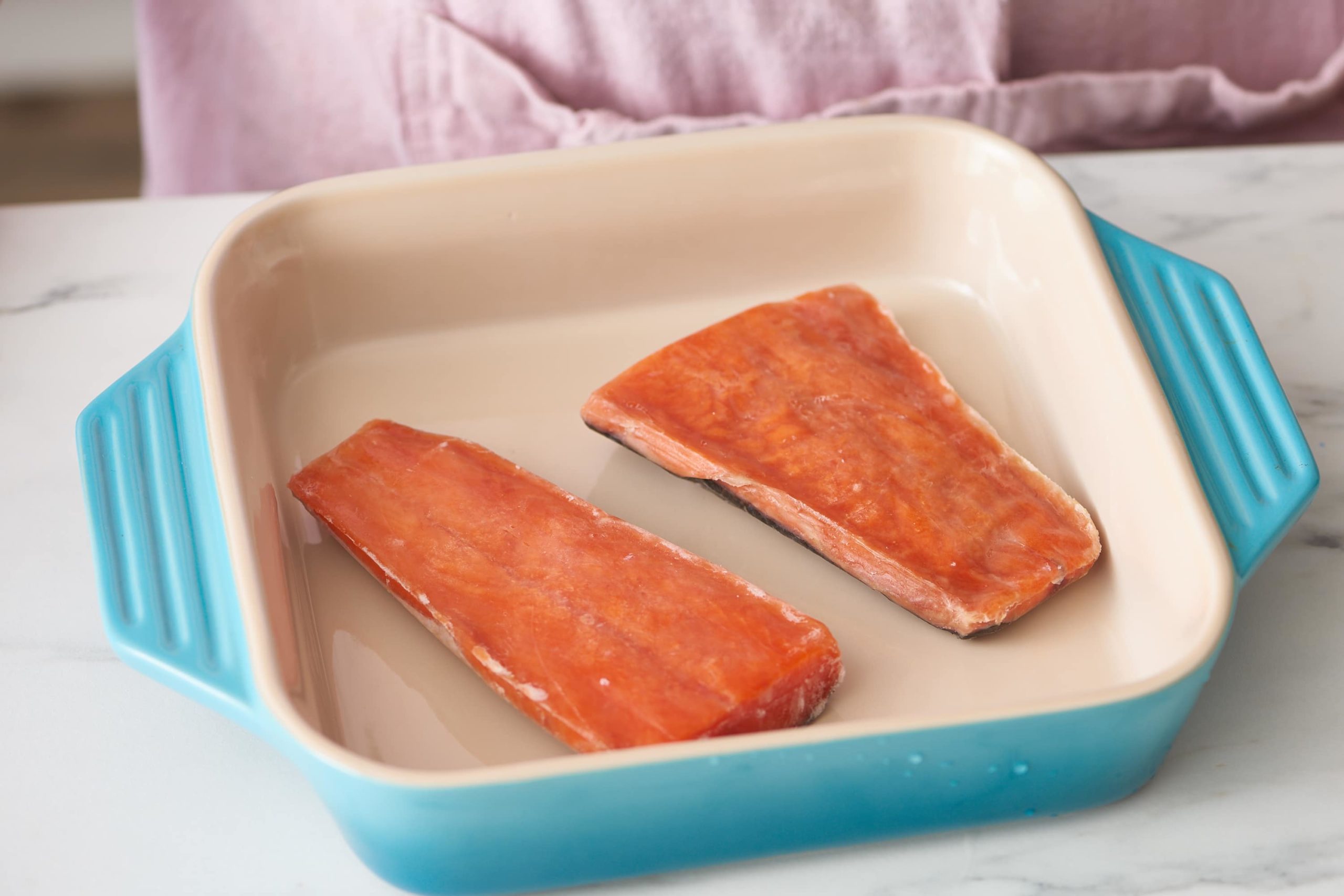 Does frozen salmon have to be thawed before cooking?