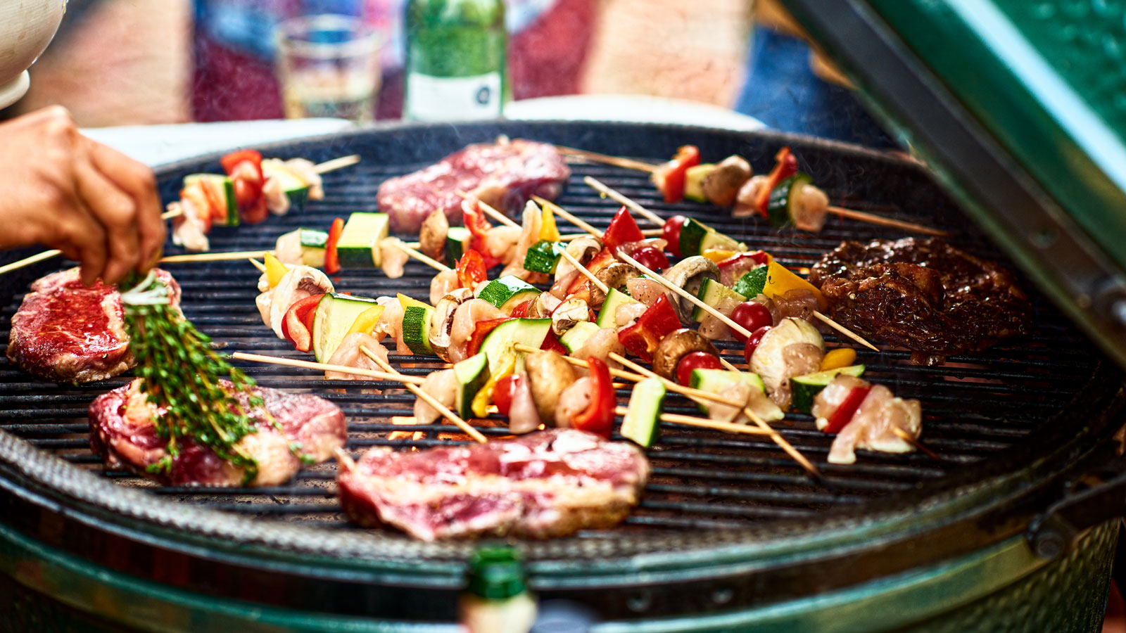 Does grilling kill bacteria on meat?