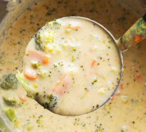 Does half-and-half curdle in hot soup?