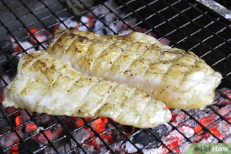 Does halibut fall apart on the grill?