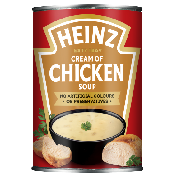 Does Heinz chicken soup have chicken?