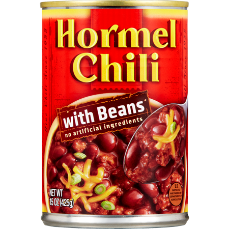 Does Hormel Chili have meat in it?