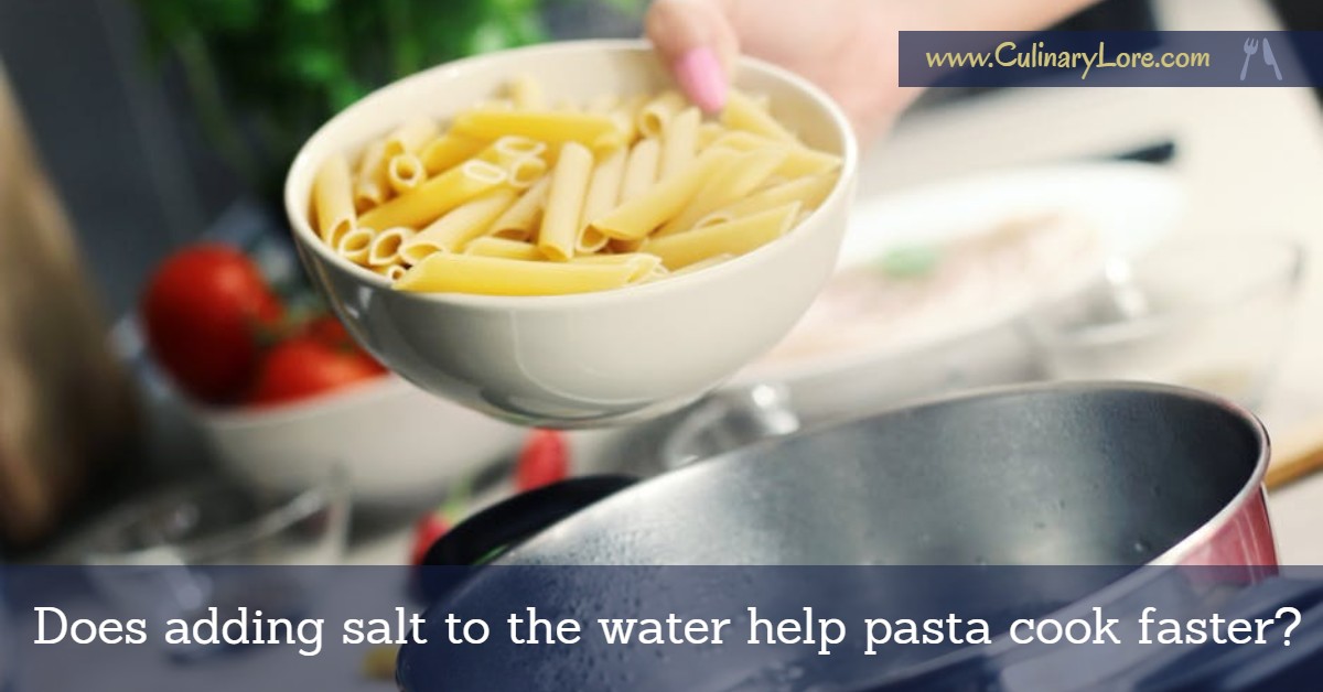 Does hotter water make pasta cook faster?
