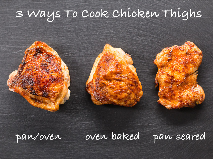 Does it take longer to cook chicken thighs with bone-in?