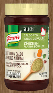 Does Knorr chicken bouillon have MSG?