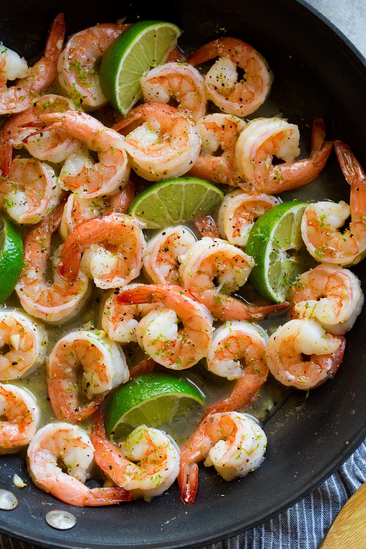 Does lime fully cook shrimp?