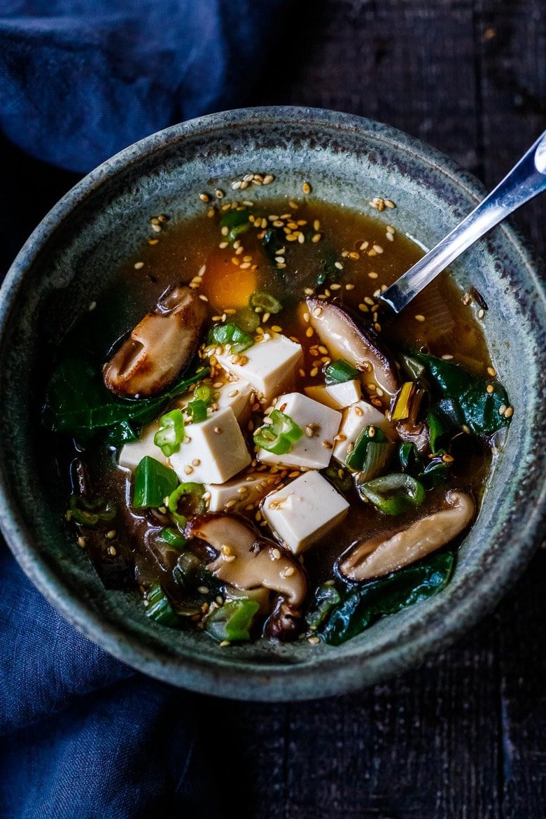 Does miso contain mushrooms?