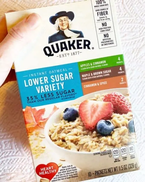 Does packaged oatmeal have dairy?