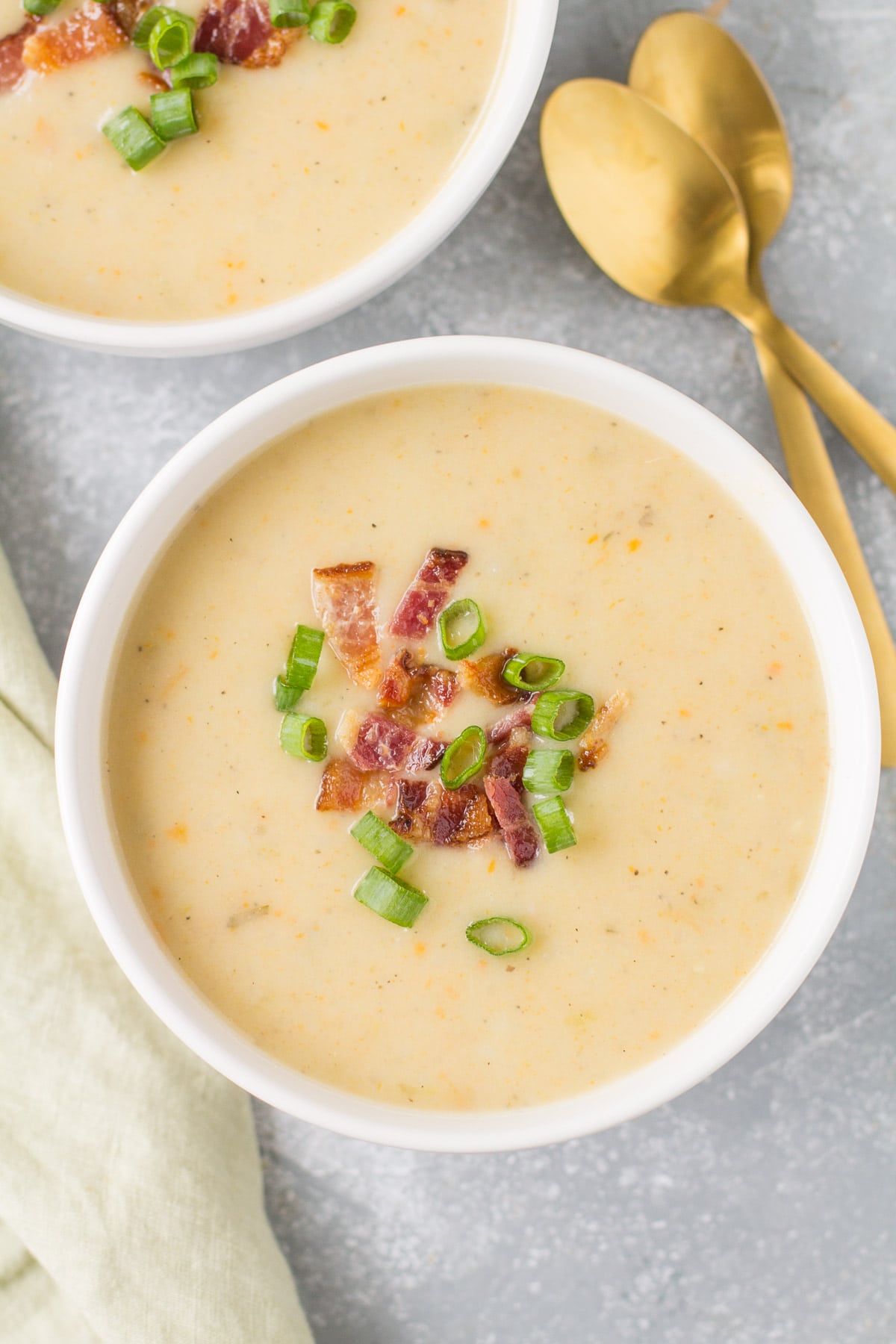 Does potato soup have protein?