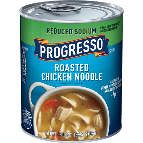 Does Progresso soup have low sodium?