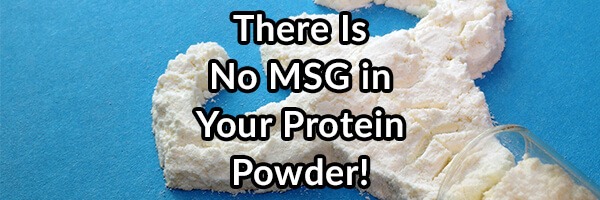 Does protein powder have MSG?