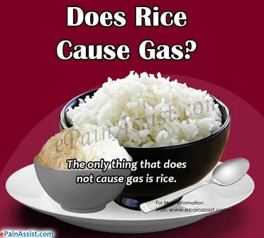 Does rice make you gassy?