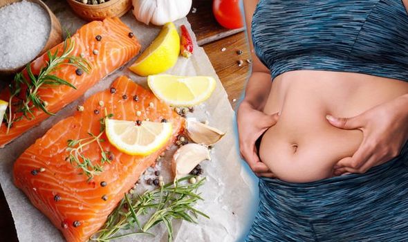 Does salmon get rid of belly fat?