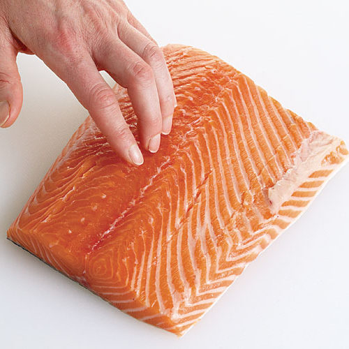 Does salmon have bones?