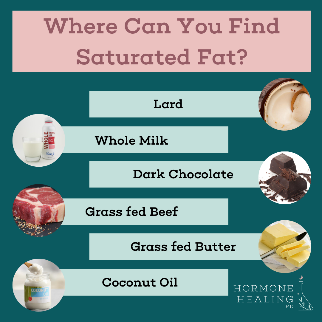 Does saturated fat make hormones?