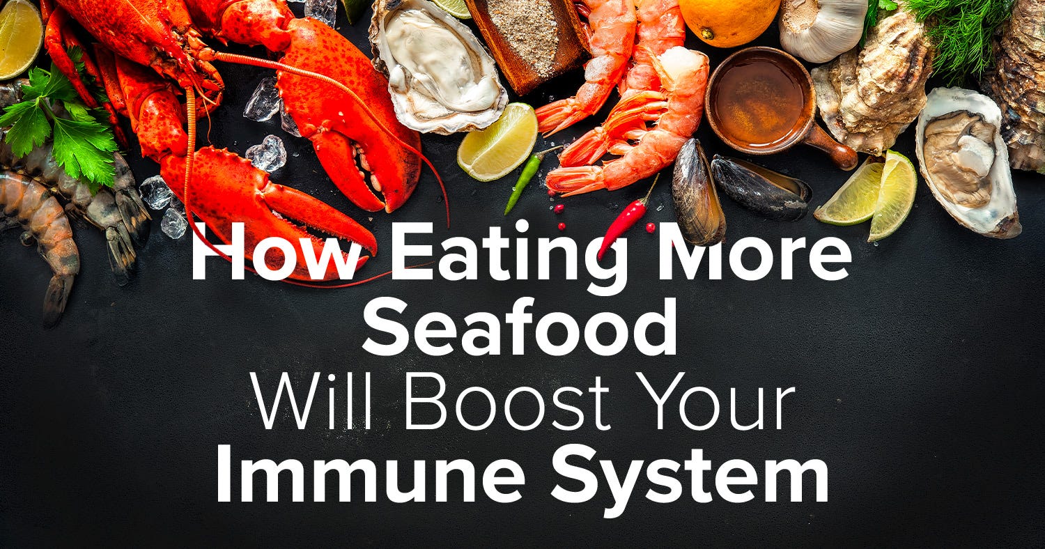 Does seafood weaken your immune system?