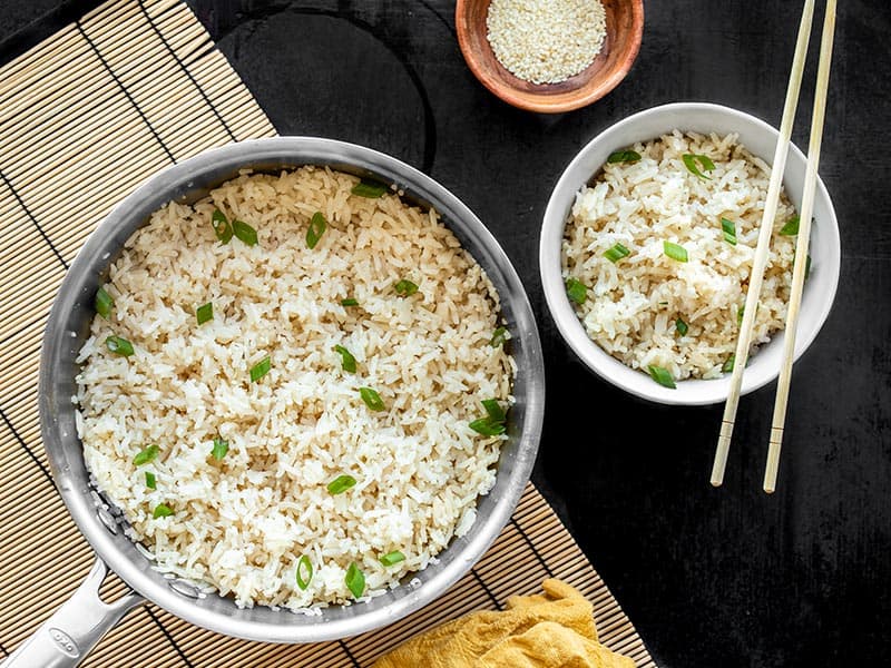 Does sesame oil taste good on rice?