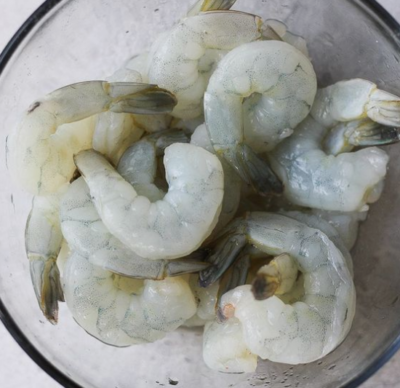 Does soaking frozen shrimp reduce sodium?