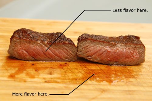 Does steak continue to cook resting?