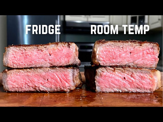 Does steak need to be room temperature?