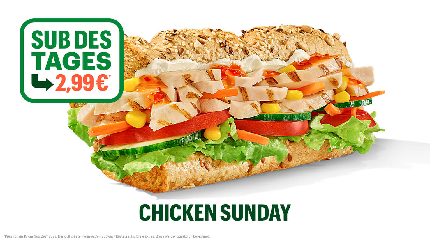 Does Subway have chicken breasts?