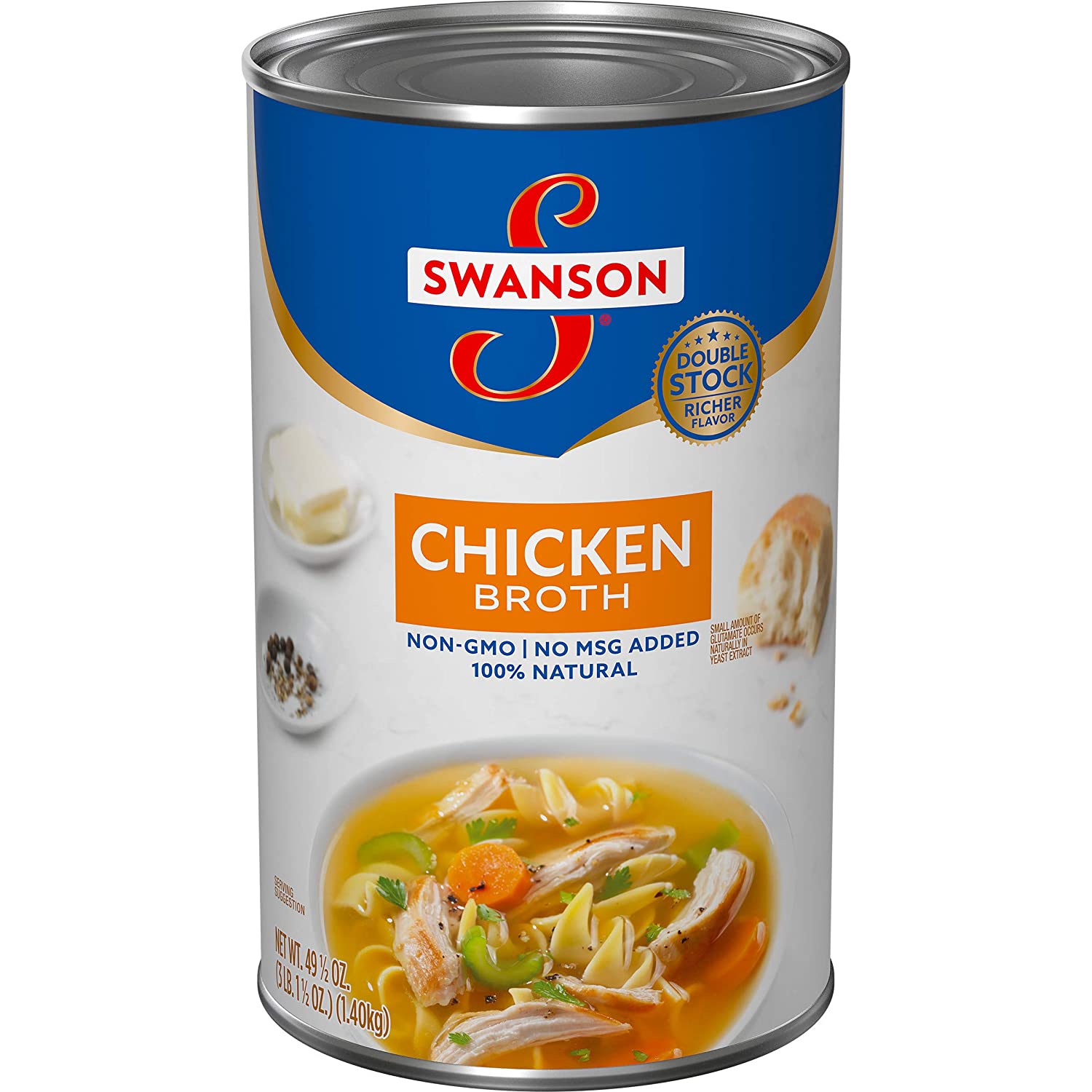 Does Swanson Chicken Broth have chicken in it?