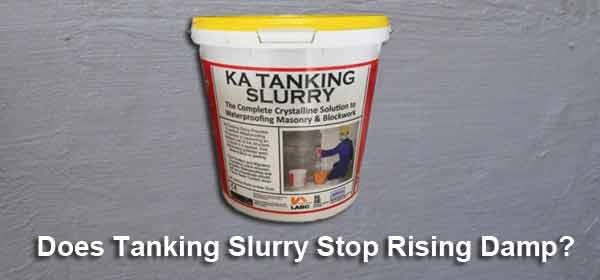 Does Tanking Slurry stop damp?
