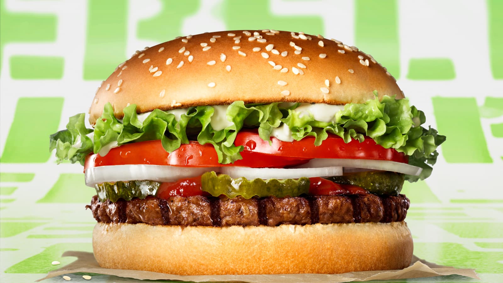 Does the Burger King veggie burger taste like meat?