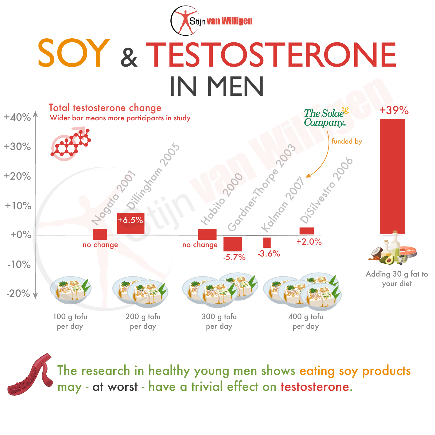Does tofu drop testosterone?