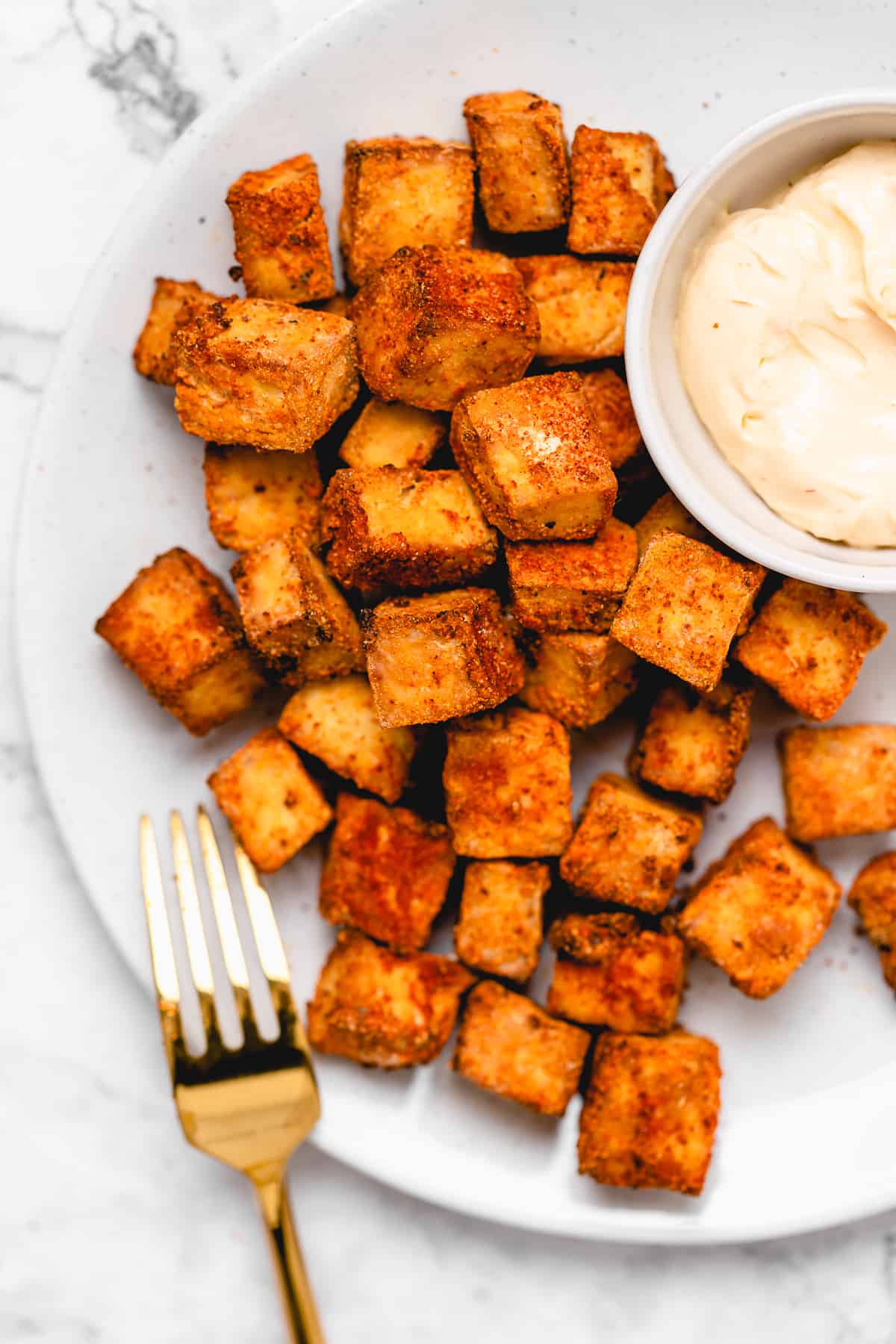Does tofu get crispy in an air fryer?