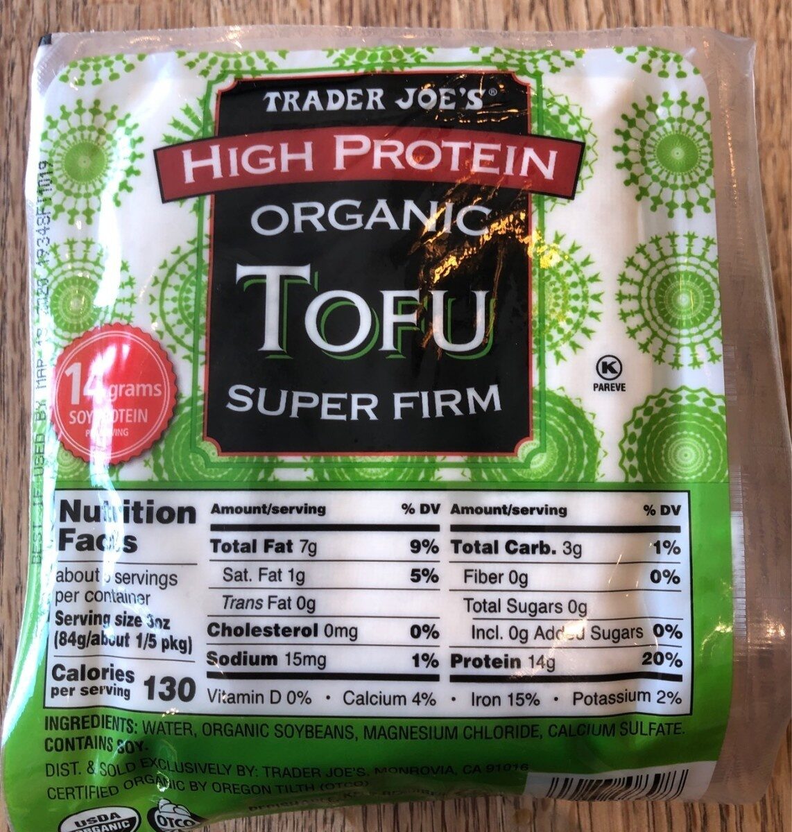 Does Trader Joe's have firm tofu?
